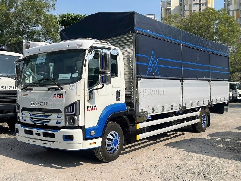 XE ISUZU FRR650 EURO5 THÙNG DÀI 7M4 - ISUZU FRR650 THÙNG MUI BẠT